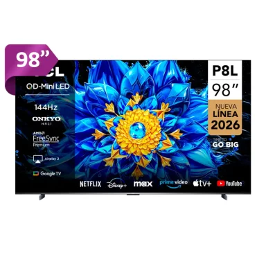 Smart TV TCL QD Mini LED 98" 4K UHD P8L | Precio comparado en Chile ...